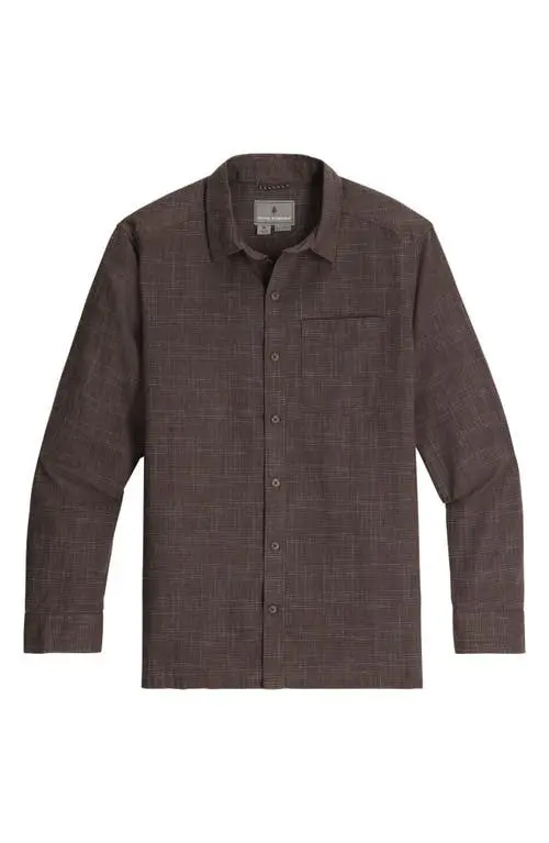 Royal Robbins Hempline Spaced Button-up Shirt - Seal Brown