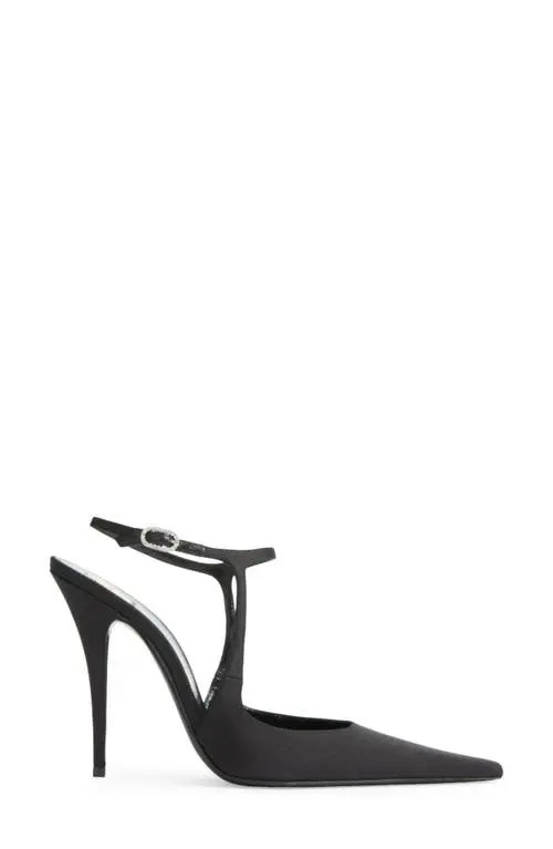 Saint Laurent Ankle Strap Stiletto Pumps - Noir