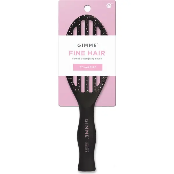 GIMME BEAUTY Vented Detangling Brush - Black