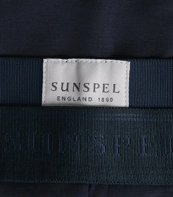 Sunspel Tencel-blend Stretch Briefs - Navy
