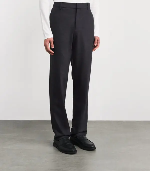 Sunspel Wool Cashmere Straight Trousers