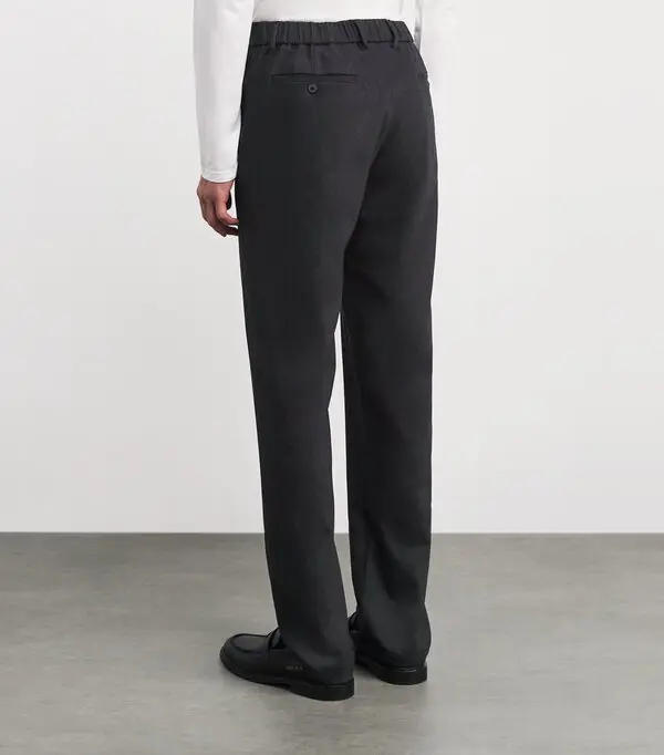 Sunspel Wool Cashmere Straight Trousers