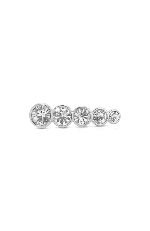 Ettika Crystal Brooch - Silver