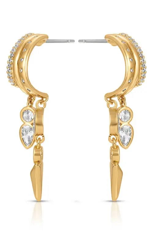Ettika Icon Behavior Cubic Zirconia Drop Earrings