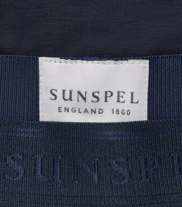 Sunspel Tencel-blend Stretch Trunks - Navy