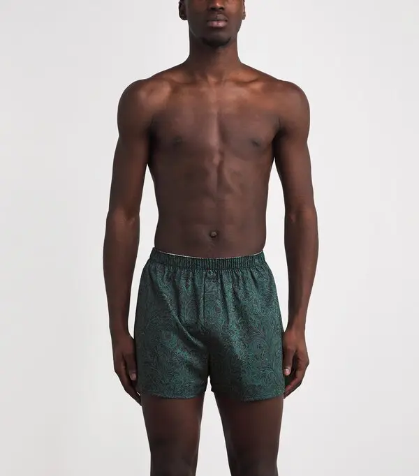 Sunspel Cotton Printed Boxer Shorts