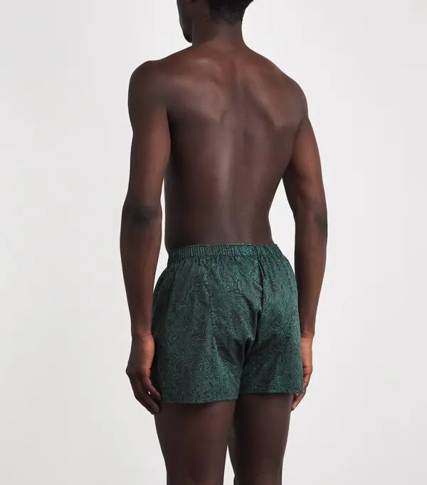 Sunspel Cotton Printed Boxer Shorts