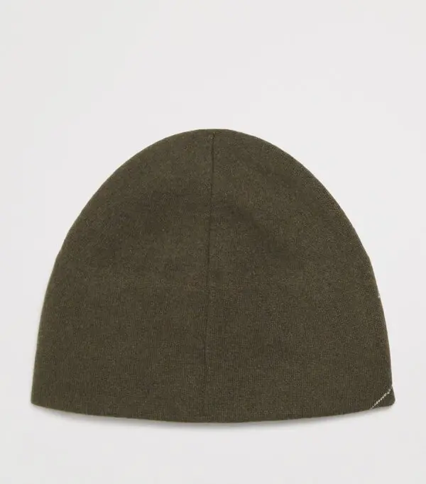 Jacquemus Wool-cashmere Jacquard Logo Beanie - Green