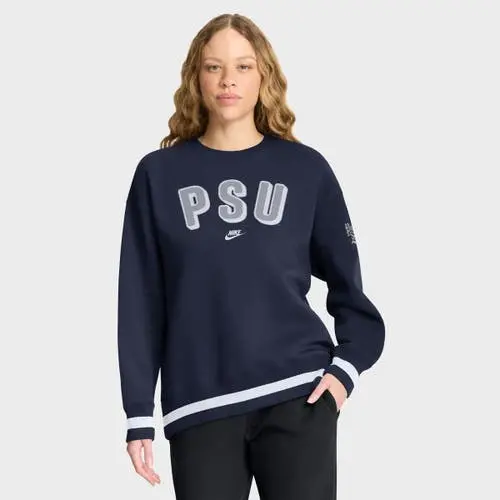 Nike Penn State Nittany Lions Oversized Legacy Phoenix Sweatshirt - Navy