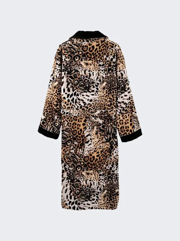Roberto Cavalli Bath Robe Leopard