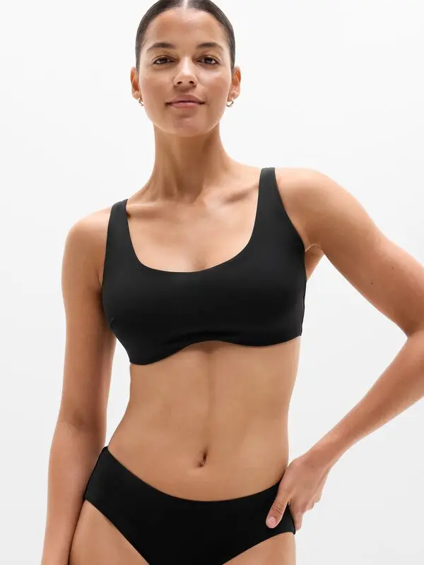 Athleta Oasis Underwire Bikini Top D-dd - Black