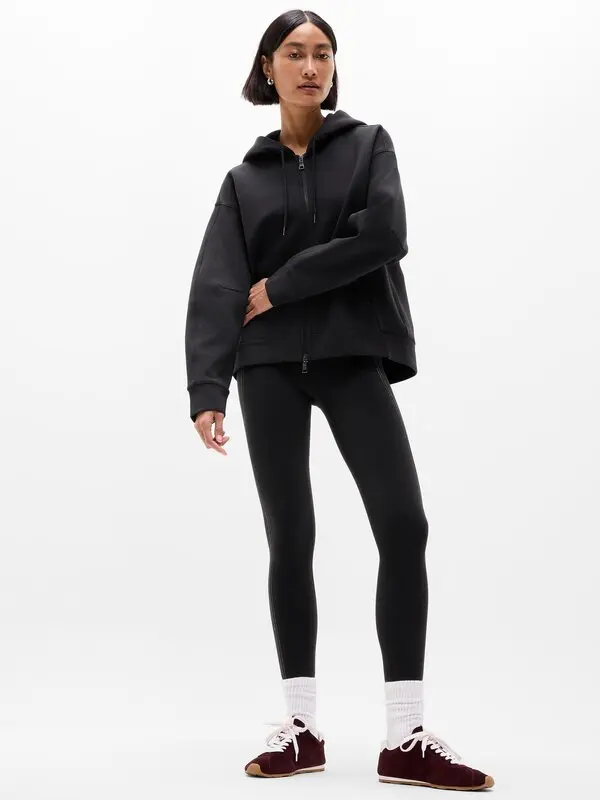 Athleta Form Knit Full Zip - Black