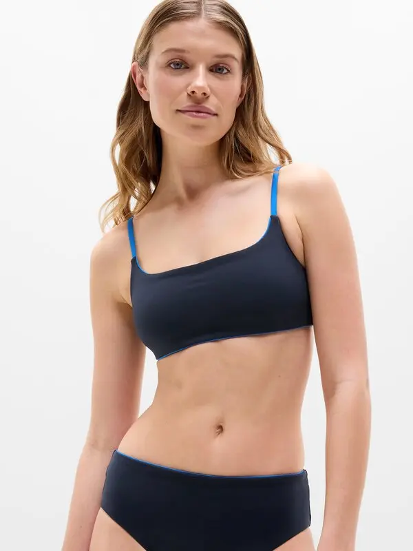 Athleta Square Neck Bikini Top - Eclipse/breaker