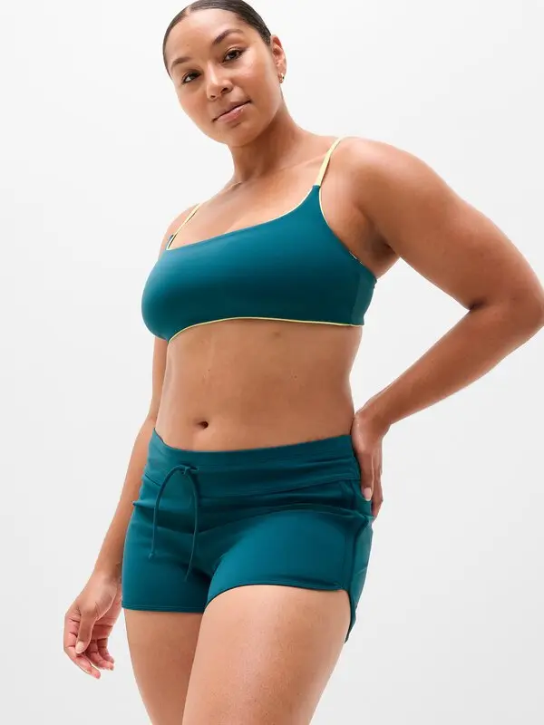 Athleta Surge Swim Short - Coastal Teal