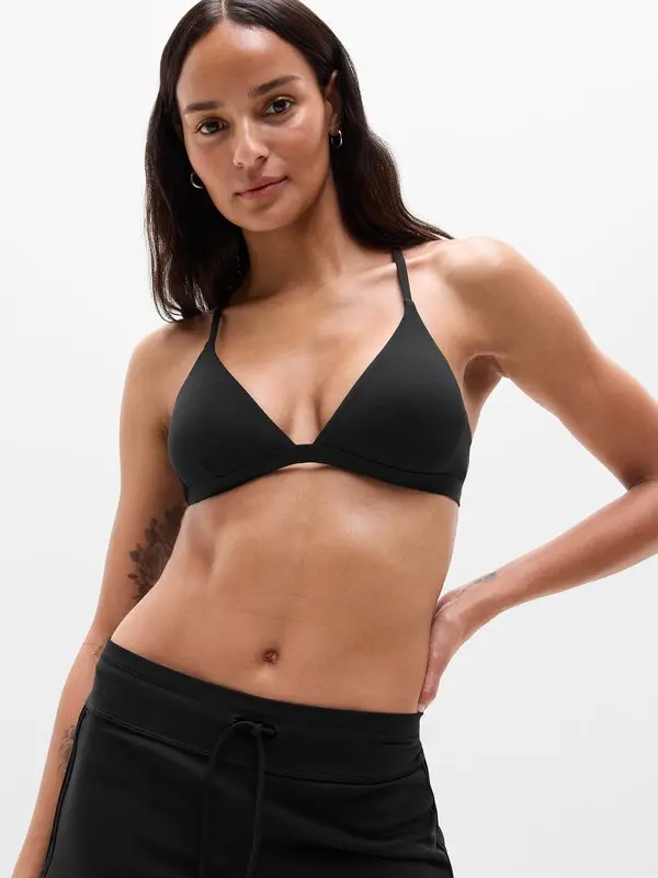 Athleta Triangle Bikini Top - Black