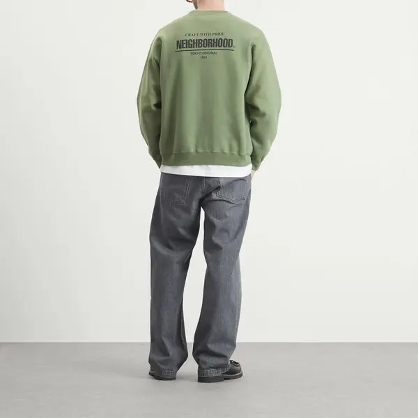 NEIGHBORHOOD Plain Logo Sweatshirt - Green