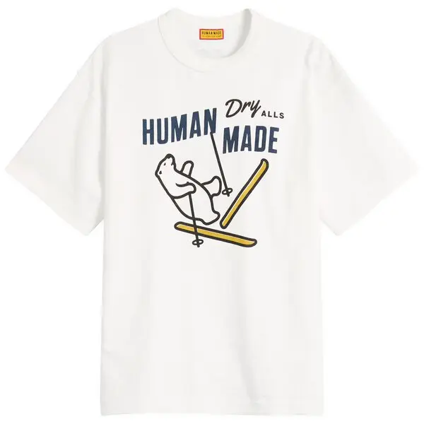 HUMAN MADE Polar Bear Ski T-shirt - White