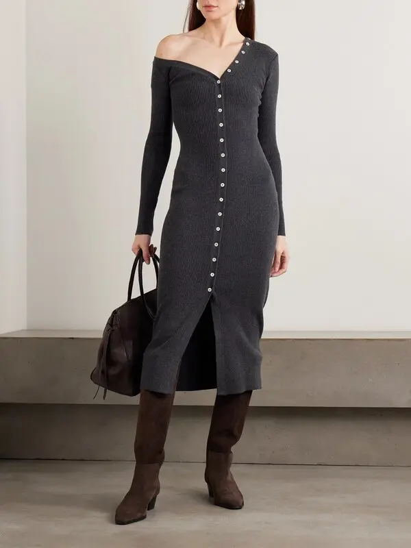 Staud Craftsman Sweater Dress | Black | Size Xs | Shopbop
