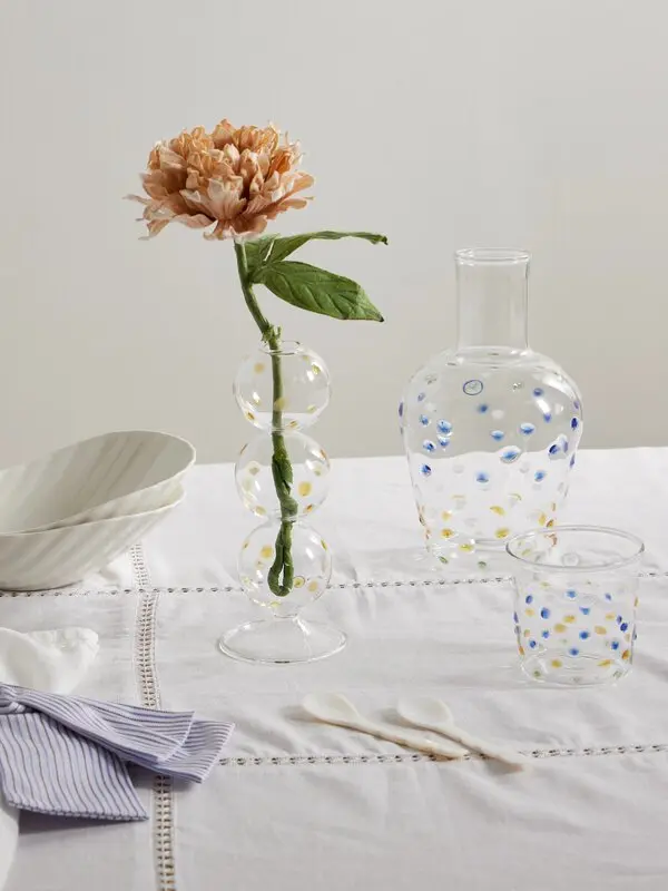 GOHAR WORLD Tall Glass Candleholder