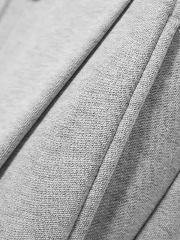 Dries Van Noten Pleated Wide-leg Cotton-jersey Track Pants