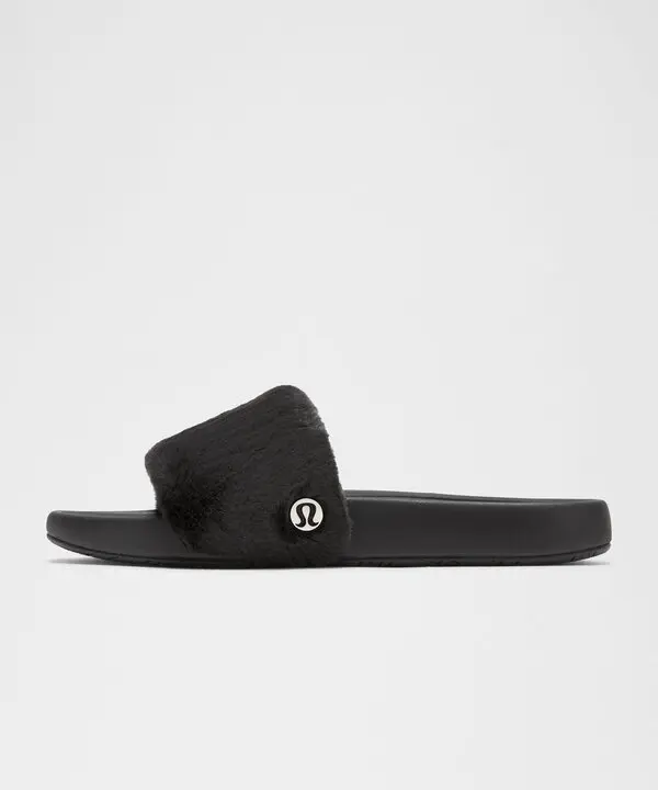 Lululemon Restfeel Faux Fur Slide