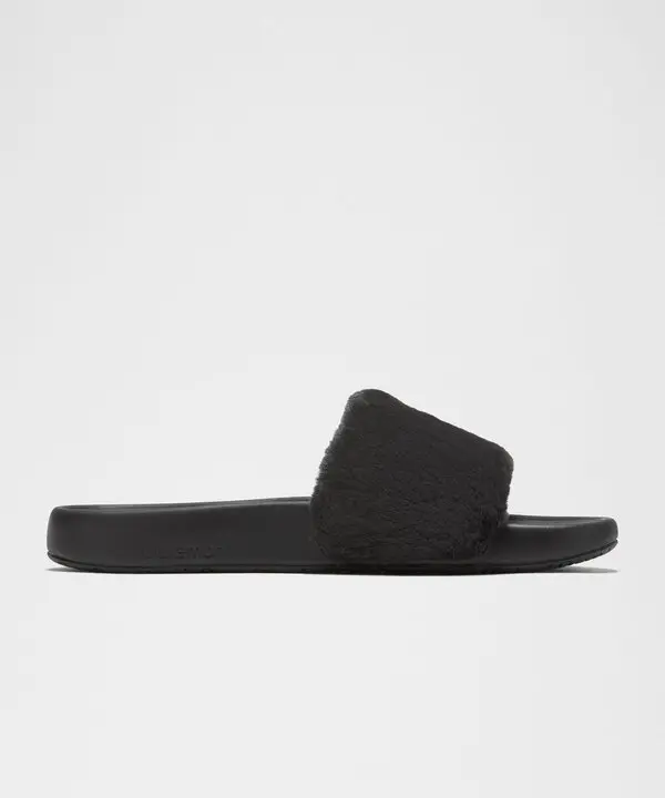 Lululemon Restfeel Faux Fur Slide