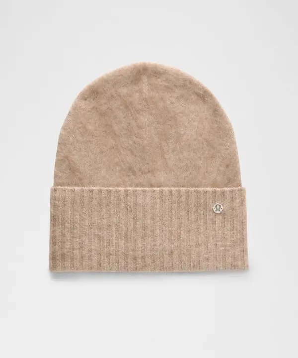 Lululemon Cashmere Beanie - Heathered Nutmeg