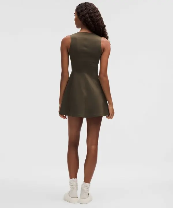 Lululemon Ultralu Sleeveless Mini Dress In Olive Brown - 42% Off |  Editorialist