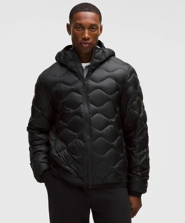Lululemon Featherweight 900-down-fill Quilted Hooded Jacket - Black