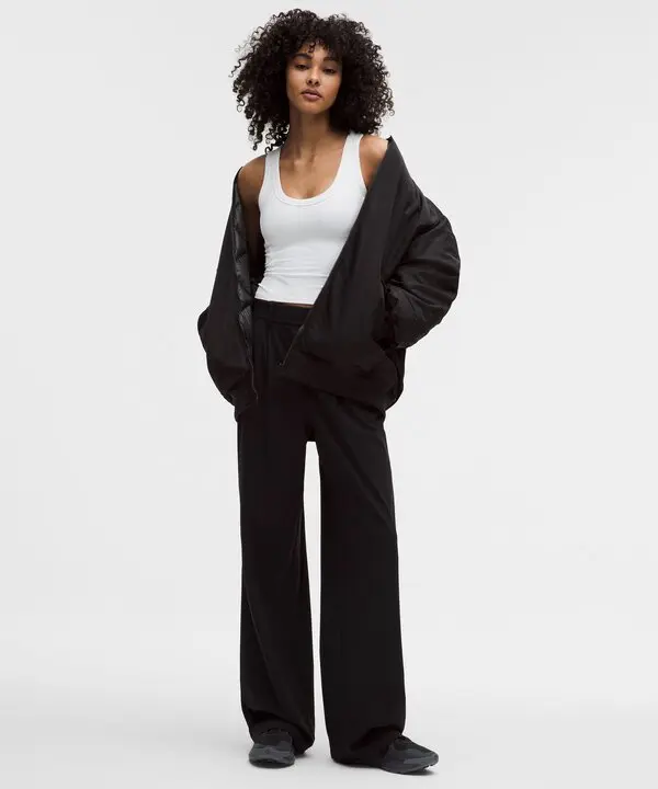 Lululemon Reversible Oversized 600-down-fill Bomber Jacket - Black
