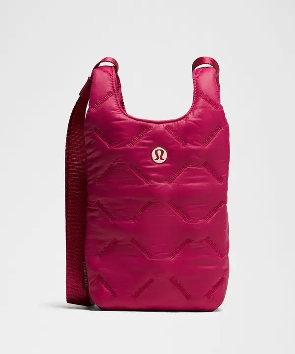 Lululemon Quilty Pleasures Phone Crossbody Bag - Berry Rumble