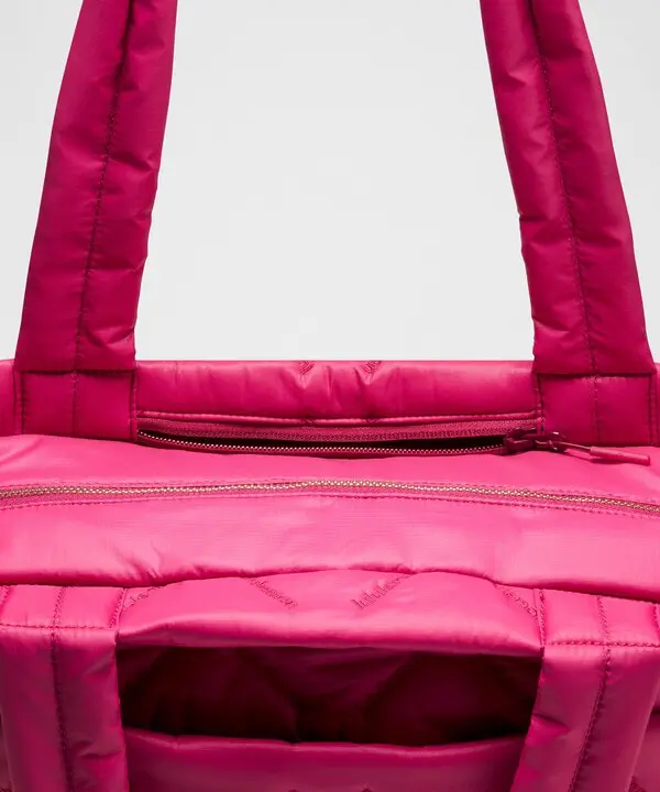 Lululemon Quilted Tote Bag - Berry Rumble