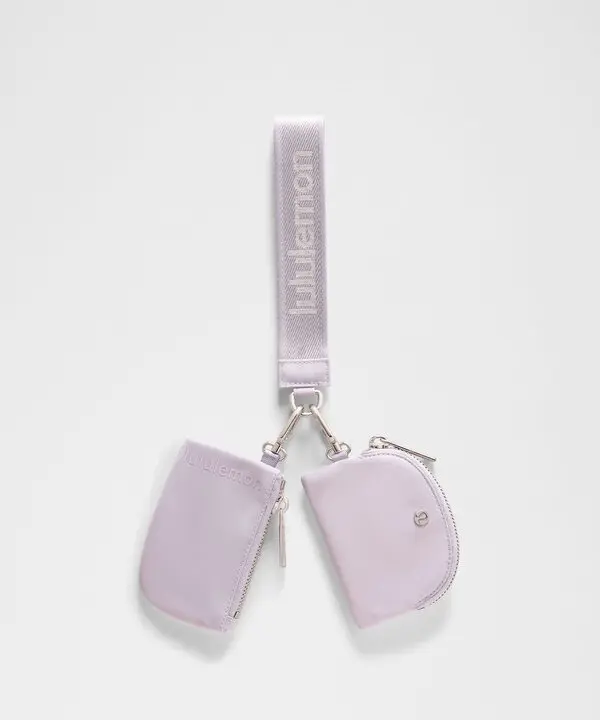Lululemon Dual Pouch Wristlet - Faint Lavender