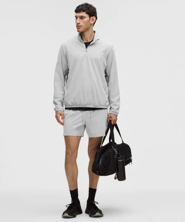 Lululemon Zeroed In Linerless Crinkle Texture Short 5 - Silver Drop