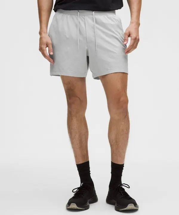 Lululemon Zeroed In Linerless Crinkle Texture Short 5 - Silver Drop