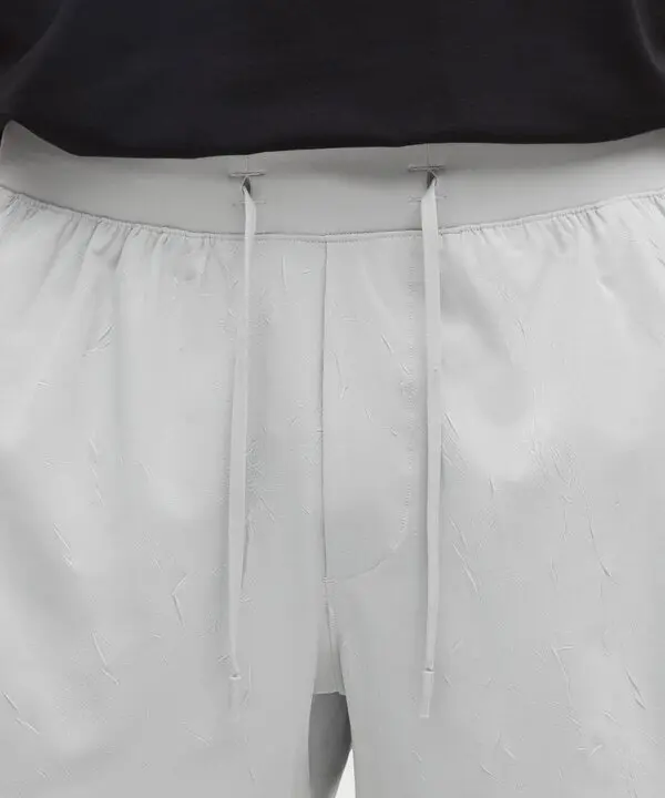 Lululemon Zeroed In Linerless Crinkle Texture Short 5 - Silver Drop