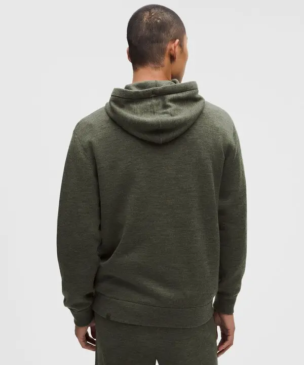 Lululemon Merino Wool Pullover Hoodie - Heathered Olive Brown