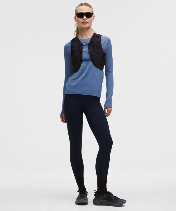 Lululemon Rest Less Variegated Ribbed Pullover - Contour Variegated Rib Brilliant Blue