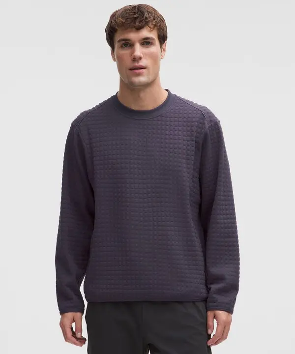 Lululemon 3d Waffle-knit Jacquard Pullover - Atmospheric Purple/atmospheric Purple