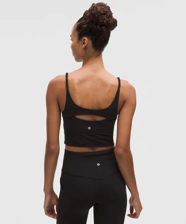 Lululemon Align™ Twist-strap Cropped Tank Top - Black