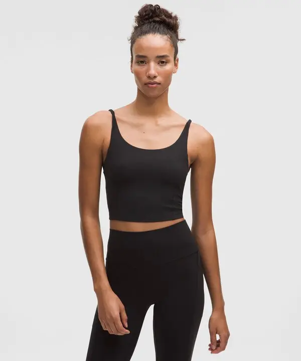 Lululemon Align™ Twist-strap Cropped Tank Top - Black