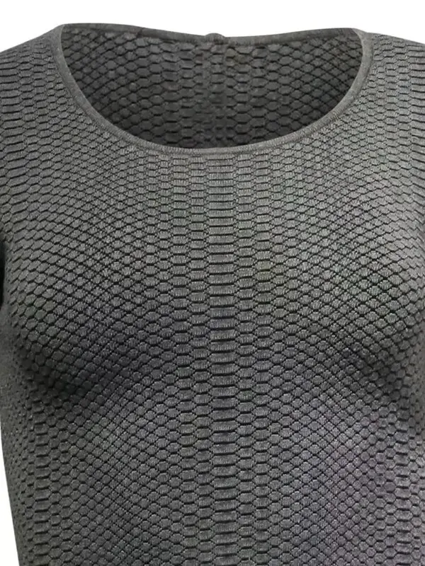 Sandro Peplum Knitted Blouse
