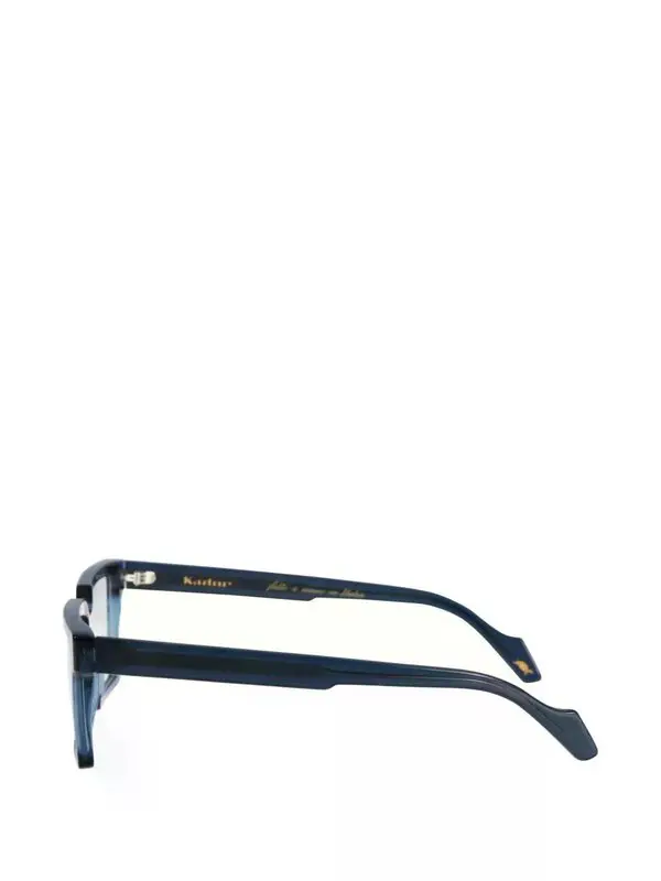 Kàdor Pierre Square-frame Glasses - Blue