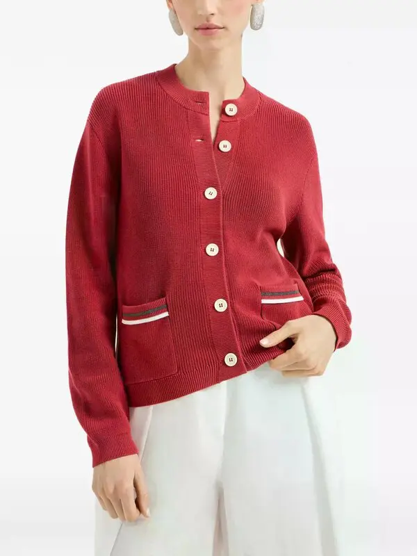 Brunello Cucinelli Ribbed Knit Cardigan