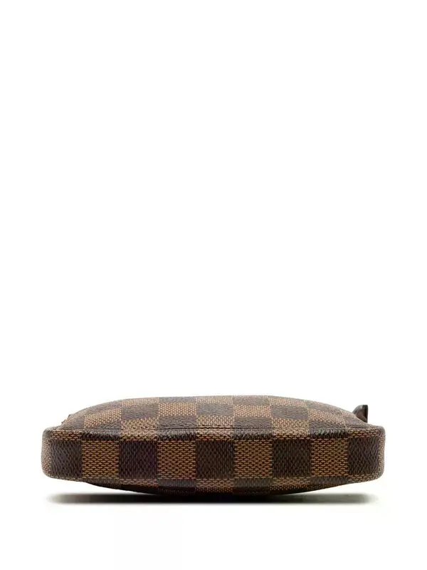 LOUIS VUITTON 2019 Damier Ebene Mini Pochette Accessoires Handbag - Brown