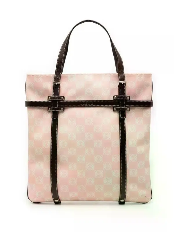 Loewe Anagram Coated Canvas Tote Bag - Pink