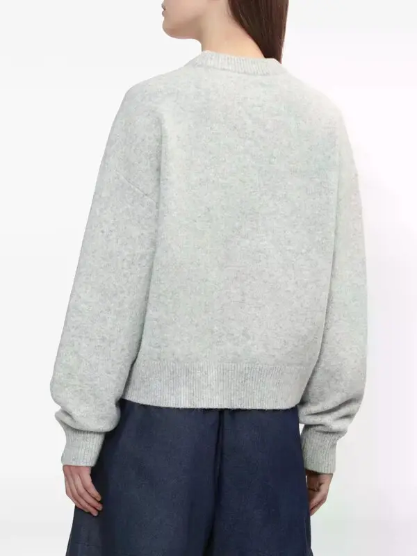 A BATHING APE Graphic Knit Jumper - Grey