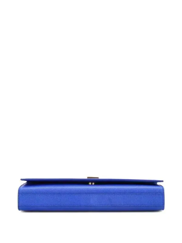 Saint Laurent Classic Monogram Leather Long Clutch Bag