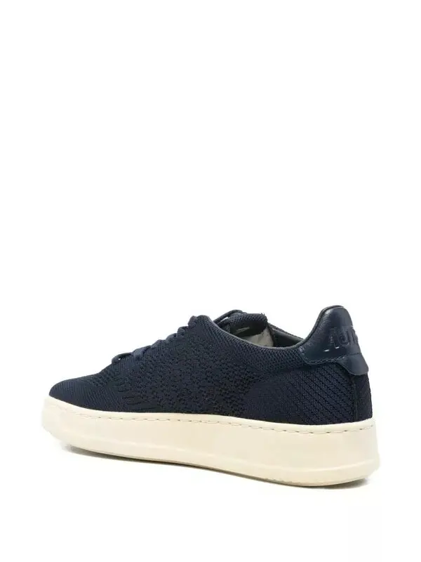 AUTRY Knit Leather Sneakers - Blue