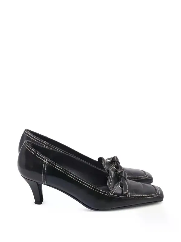 STUART WEITZMAN Heeled Square-toe Pumps
